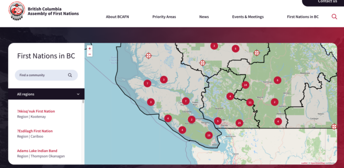 Local First Nations – Reconciliation Clearinghouse